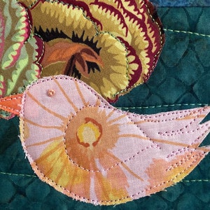 Kaffe Fassett Art Quilt, Bird, Original Design - Etsy