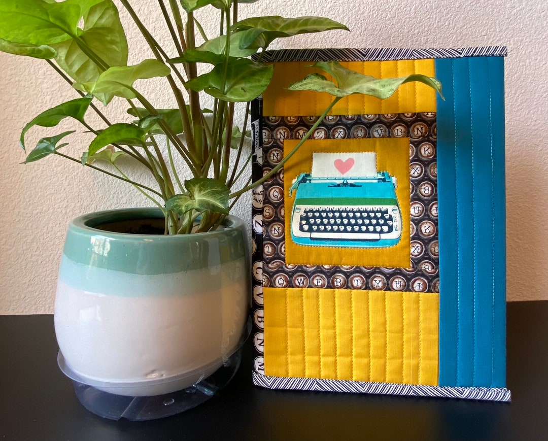 Vintage Typewriter Journal Cover, Composition Book, Refillable - Etsy