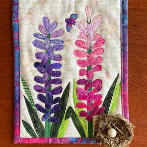 Miniature Floral Art Quit, OOAK Gift - Etsy