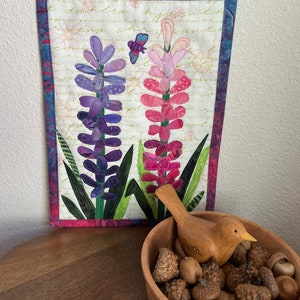 Miniature Floral Art Quit, OOAK Gift - Etsy