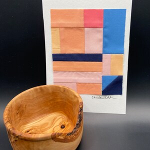 Fiber Art Frameable Quilt, 5 X 7, Solid Fabrics - Etsy