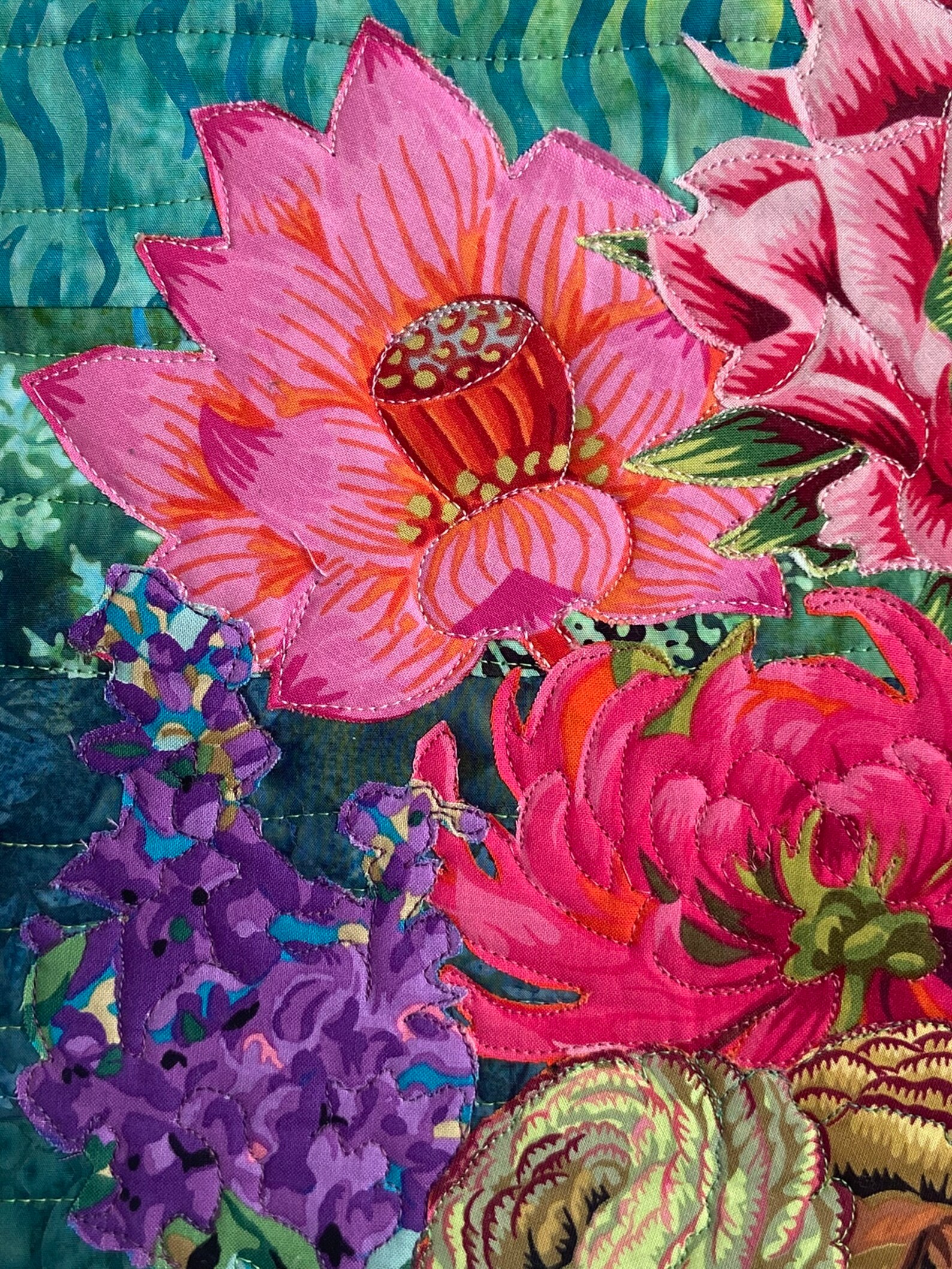Kaffe Fassett Art Quilt, Bird, Original Design - Etsy