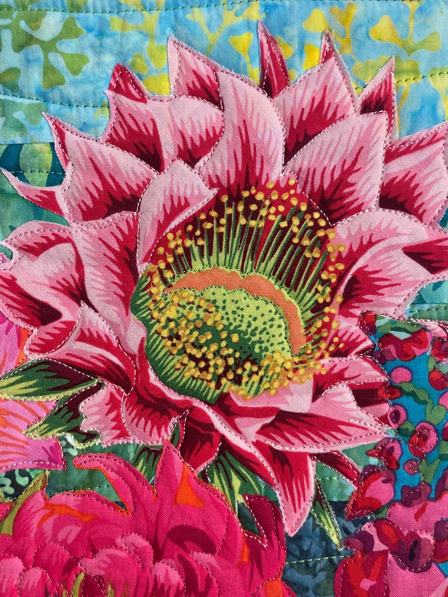 Kaffe Fassett Art Quilt, Bird, Original Design - Etsy