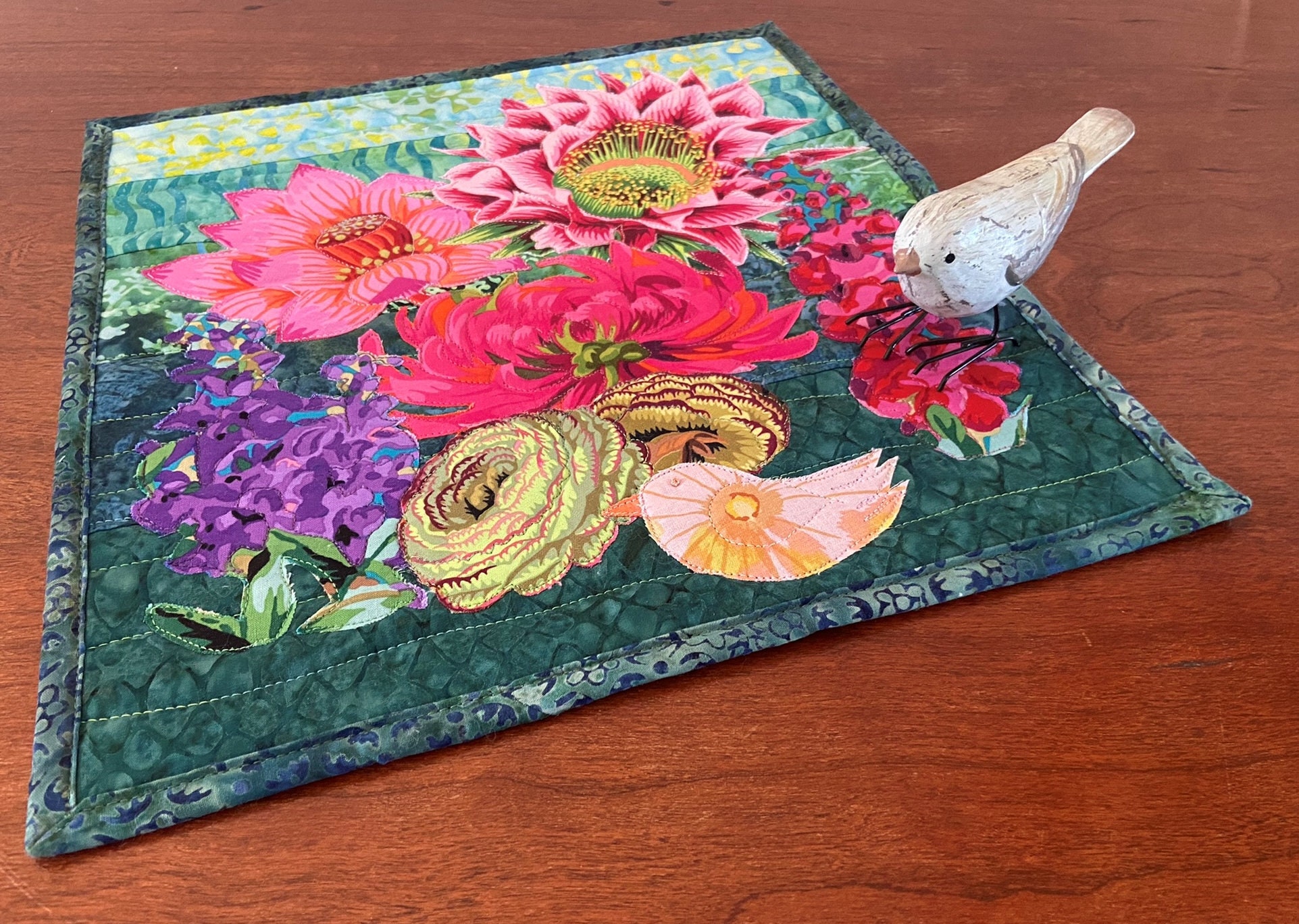 Kaffe Fassett Art Quilt, Bird, Original Design - Etsy