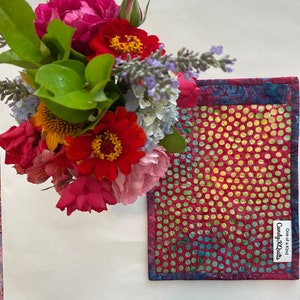 Miniature Floral Art Quit, OOAK Gift - Etsy