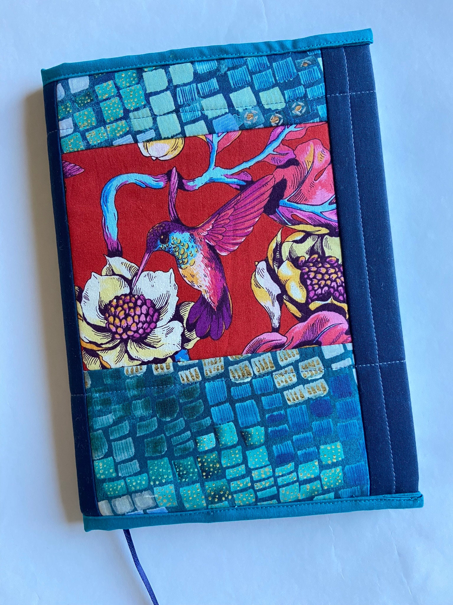 Hummingbird Journal Cover, Cloth Composition Book Cover - Etsy