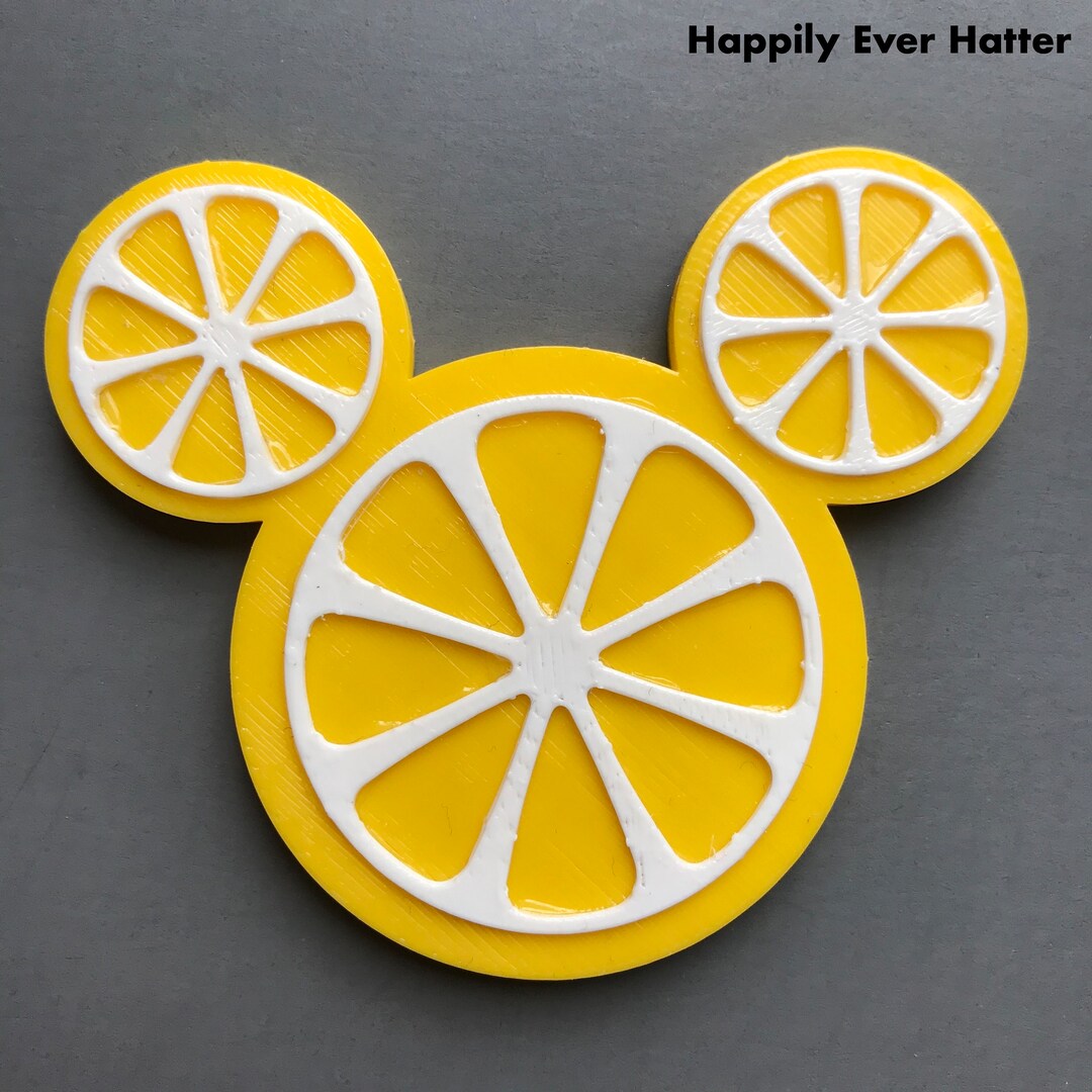 Mickey Mouse Lemon Slice 3D Printed Women and Girls Hair Clip Barrette ...