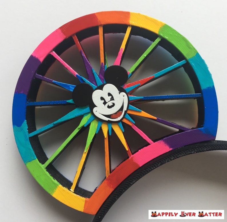 Mickey's Fun Wheel 3D Printed Mickey Mouse Ears - Etsy