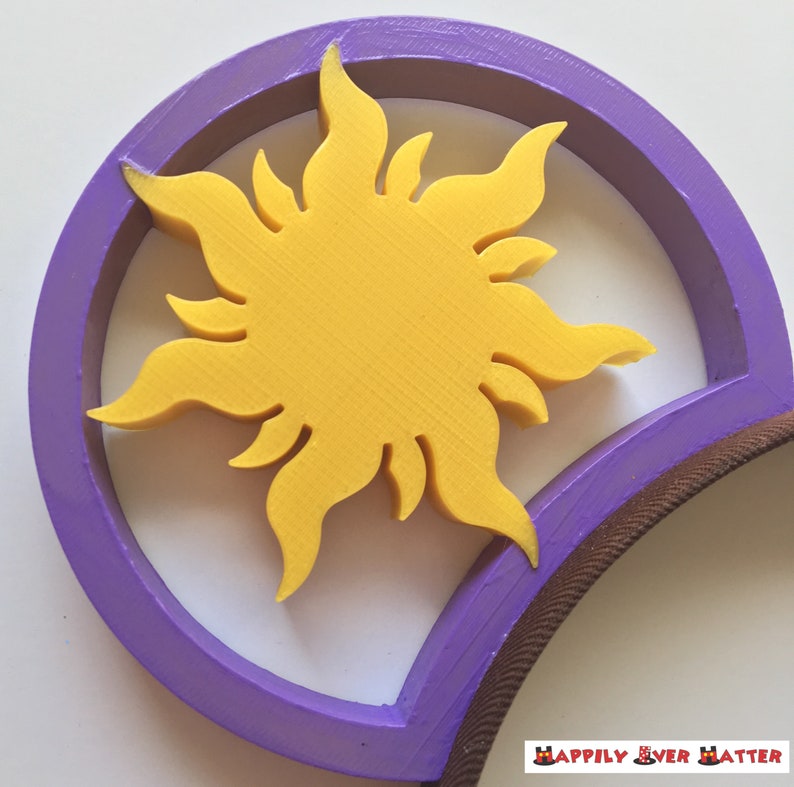 Rapunzel Tangled Sun 3D Printed Mickey Mouse Ears Illusionears - Etsy