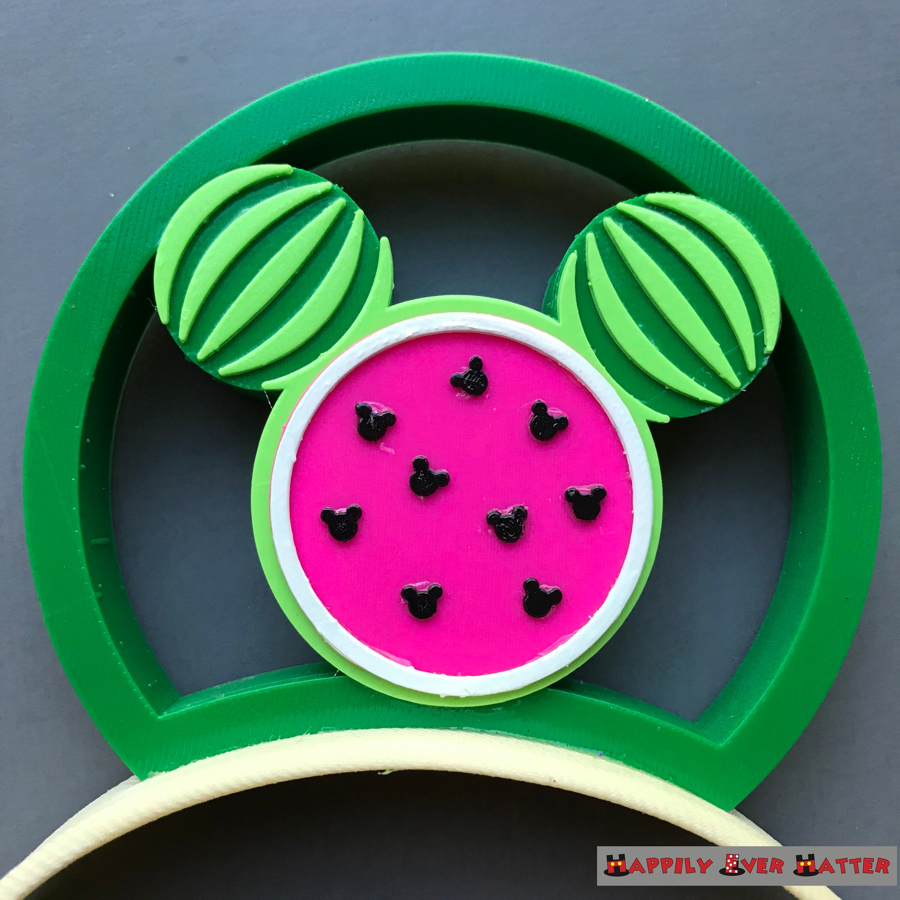 Mickey and Minnie Watermelon 3D Printed Summer Melon Fruit BBQ | Etsy