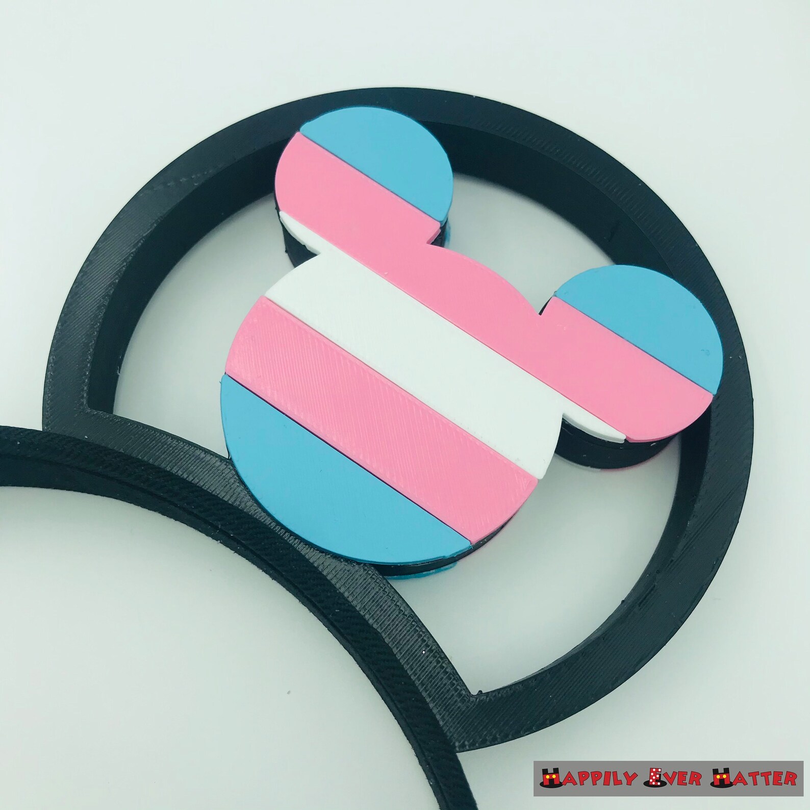 Transgender Pride Flag Mickey 3D Printed LGBTQIA Mickey Mouse - Etsy