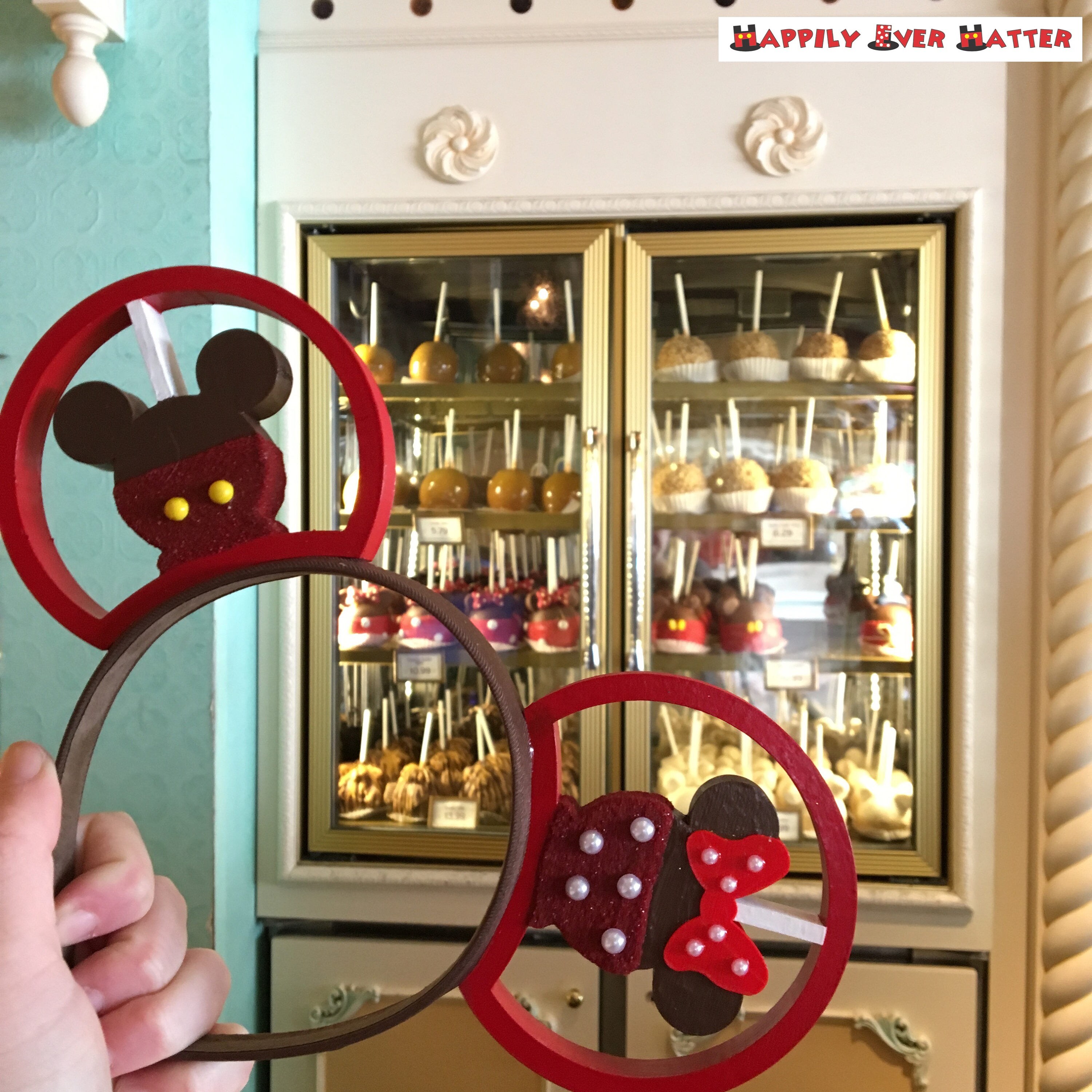 Mickey and Minnie Candy Apple Sugar 3D Printed Mouse Ears | Etsy