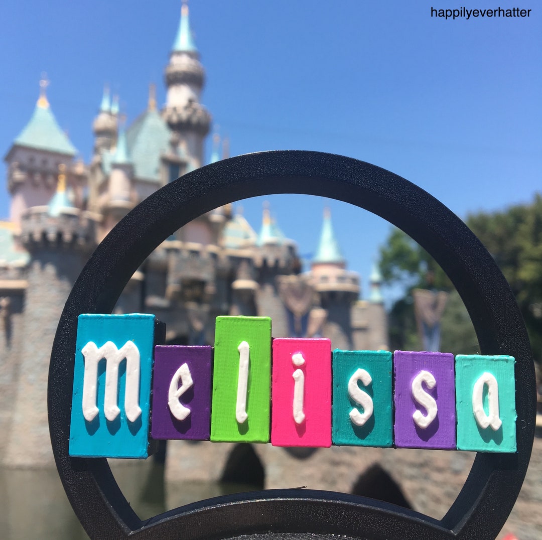 Personalized Custom Name Disneyland Retro Sign 3D Printed Mickey Mouse ...