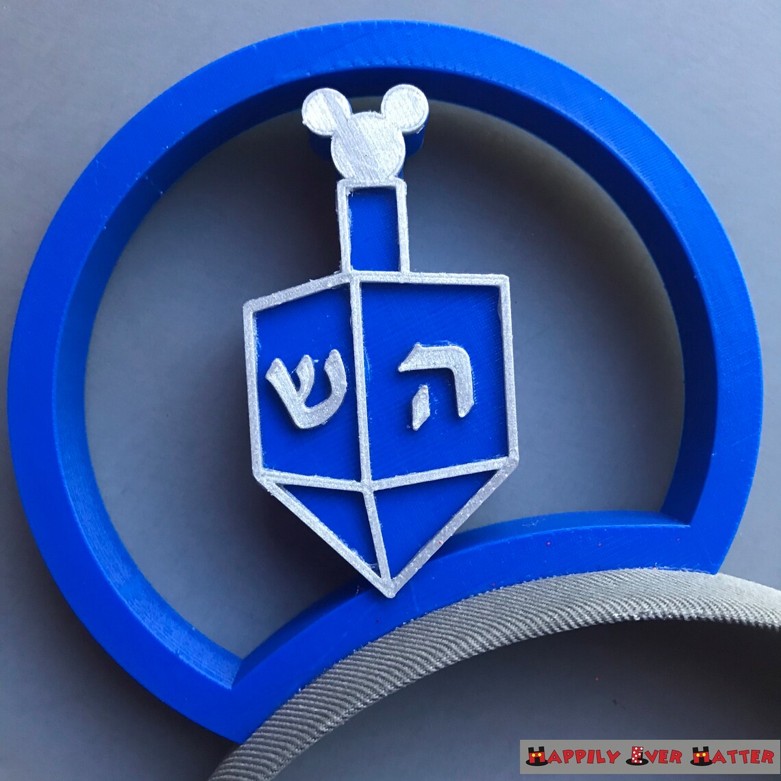 Mickey Hanukkah Dreidel Jewish Festival of Lights 3D Printed Mouse Ears ...