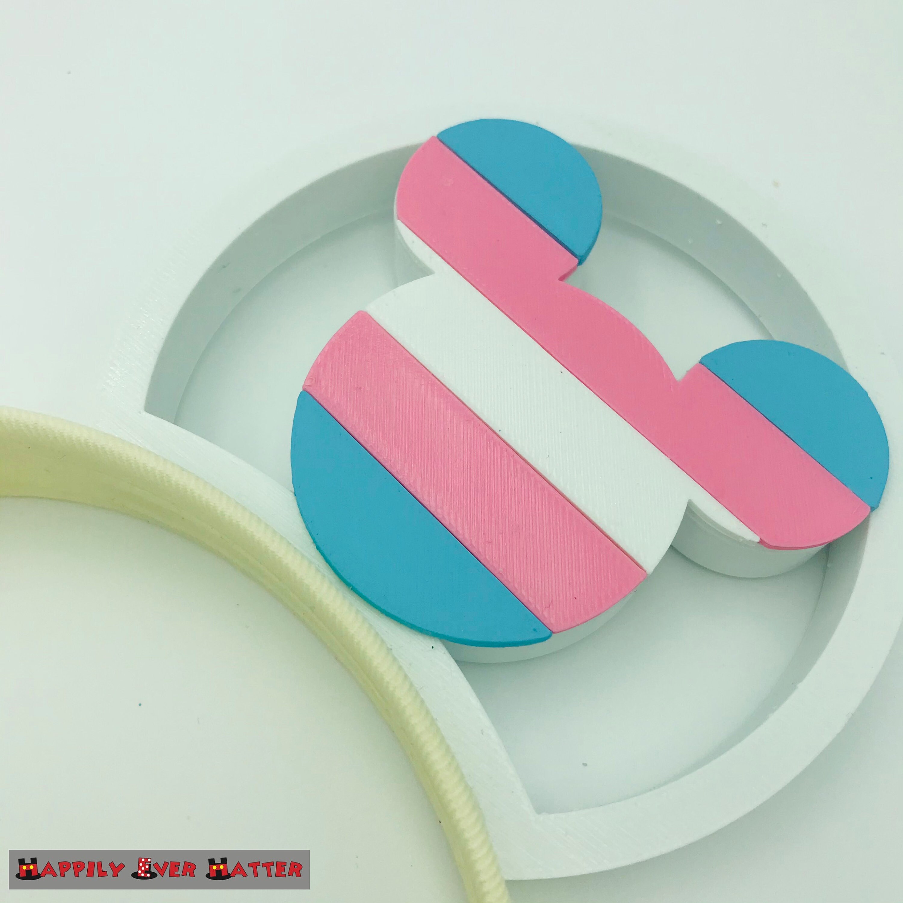 Transgender Pride Flag Mickey 3D Printed LGBTQIA Mickey Mouse | Etsy