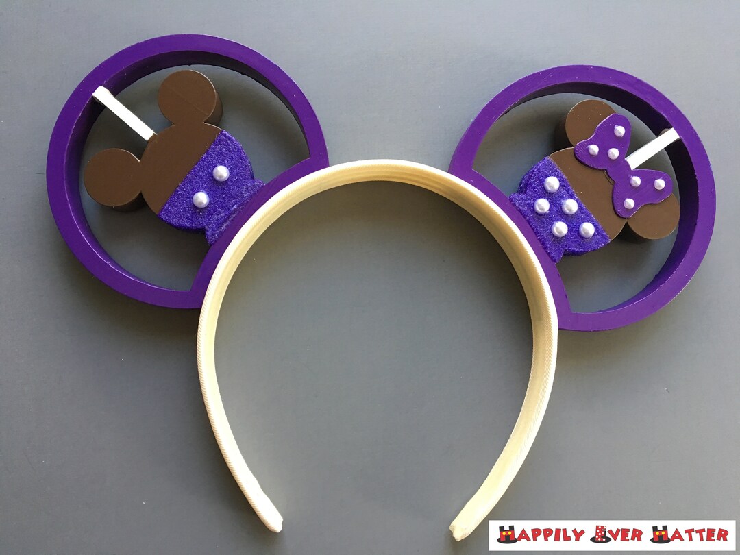 Purple Potion Mickey and Minnie Candy Apple Sugar 3D Printed - Etsy
