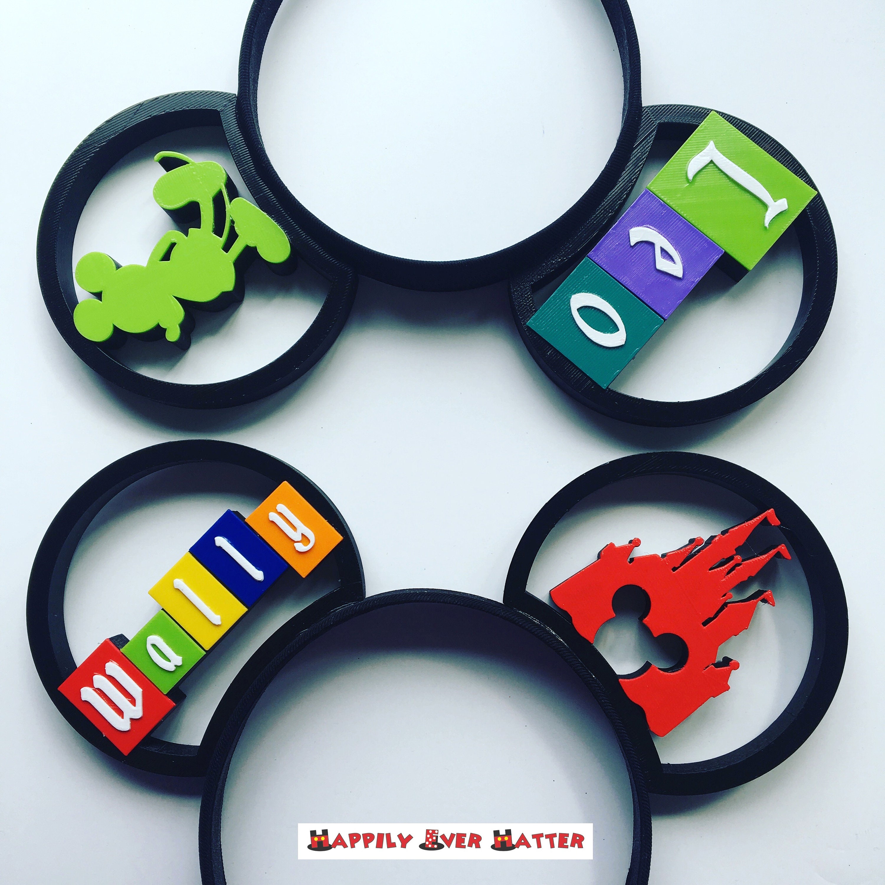 Personalized Custom Name Disneyland Retro Sign 3D Printed Mickey Mouse ...