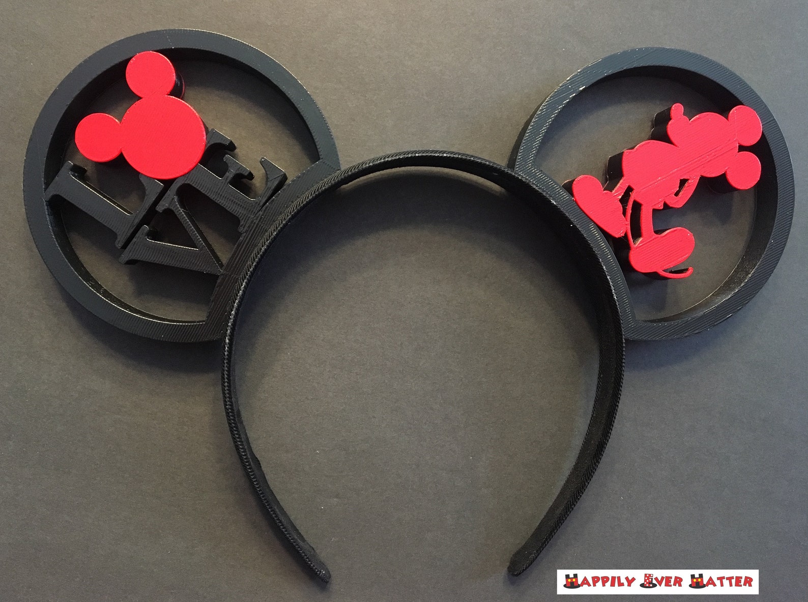 Mickey Love 3D Printed Mickey Mouse Ears Illusionears Headband - Etsy