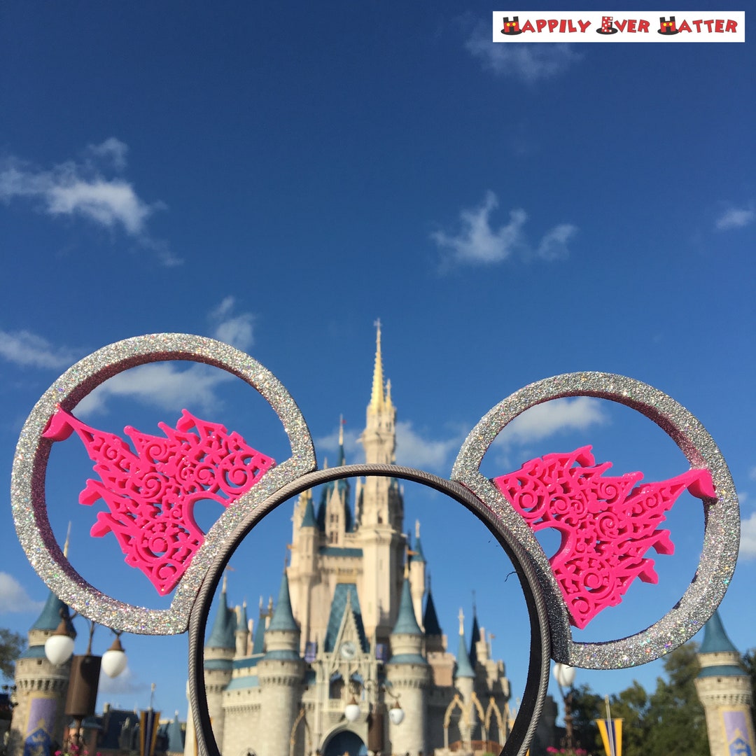 Castle Swirl 3D Printed Mickey Mouse Ears Illusionears Headband - Etsy