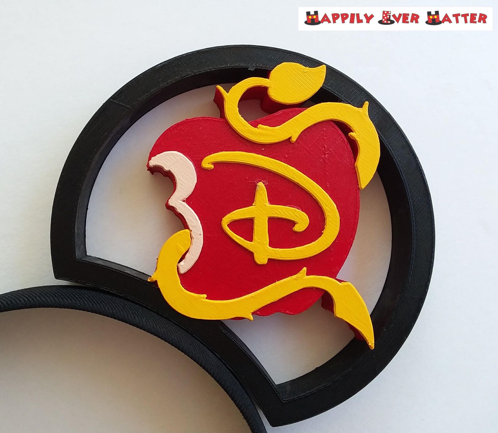 Descendants Mal 3D Printed Mickey Mouse Ears Illusionears Headband ...