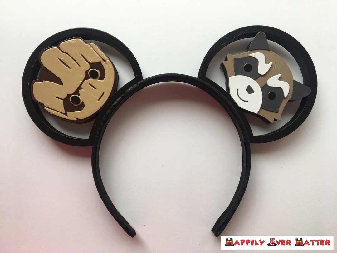 Guardians of the Galaxy Groot and Rocket Avengers 3D Printed Mickey ...