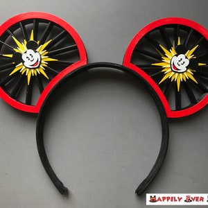 Mickey's Fun Wheel 3D Printed Mickey Mouse Ears Illusionears Headband ...