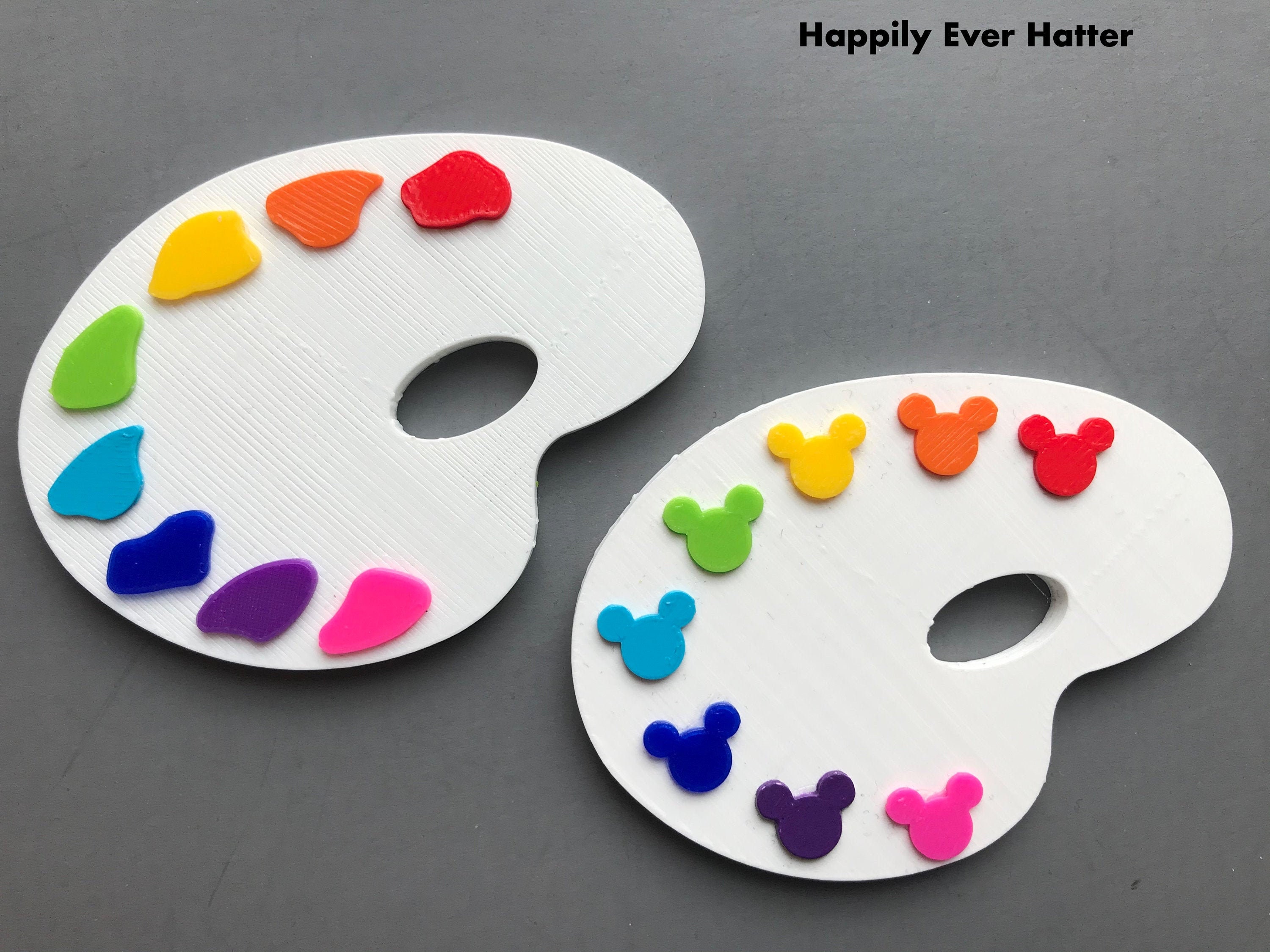 Mickey Mouse Paint Palette Epcot Festival of the Arts Ink and | Etsy