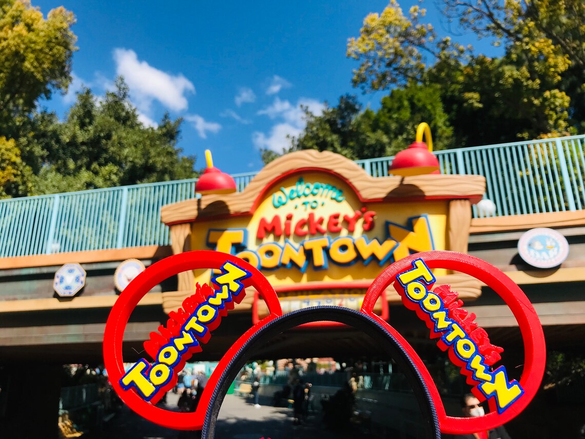 Mickey's Toontown Sign Disneyland 3D Printed Mickey Mouse - Etsy