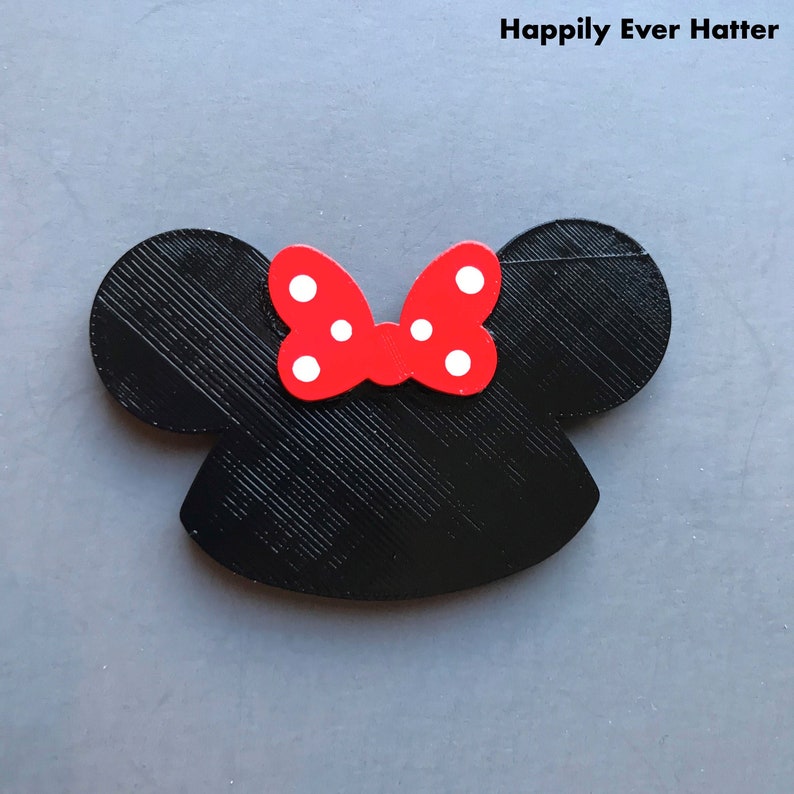 Minnie Mickey Mouse Club Mouseketeer Ear Hat 3D Printed Women - Etsy