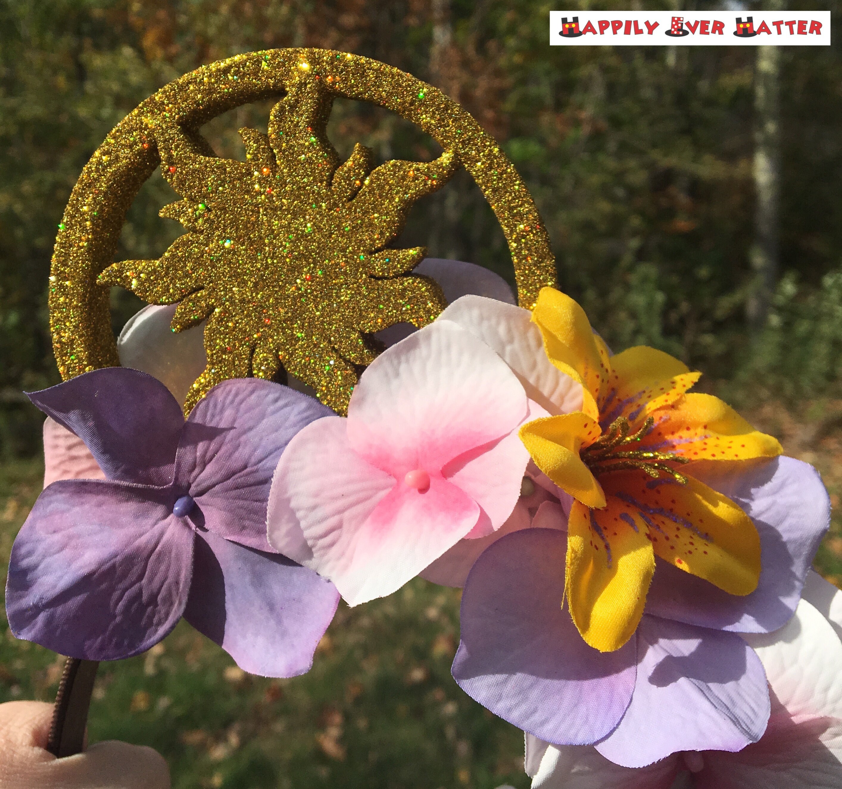 Rapunzel Tangled Sun Flower Crown 3D Printed Mickey Mouse Ears ...