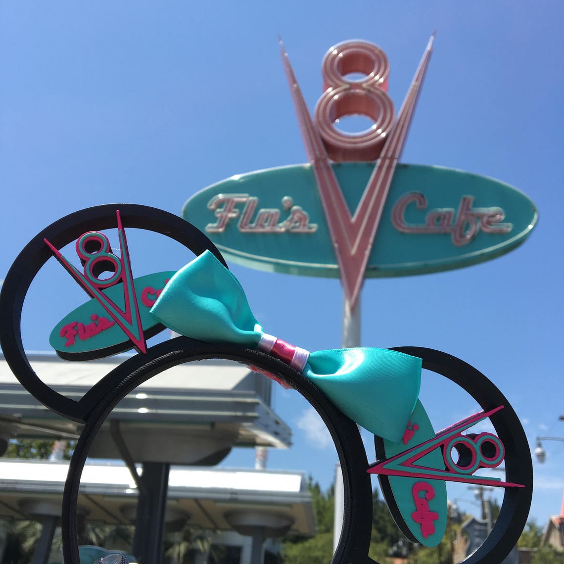 Flo's V-8 Cafe 3D Printed Mickey Mouse Ears Illusionears Headband - Etsy