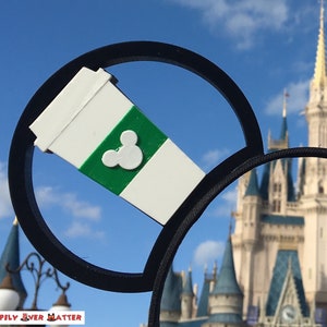 Mickey Coffee Cup 3D Printed Mouse Ears Illusionears Headband - Etsy