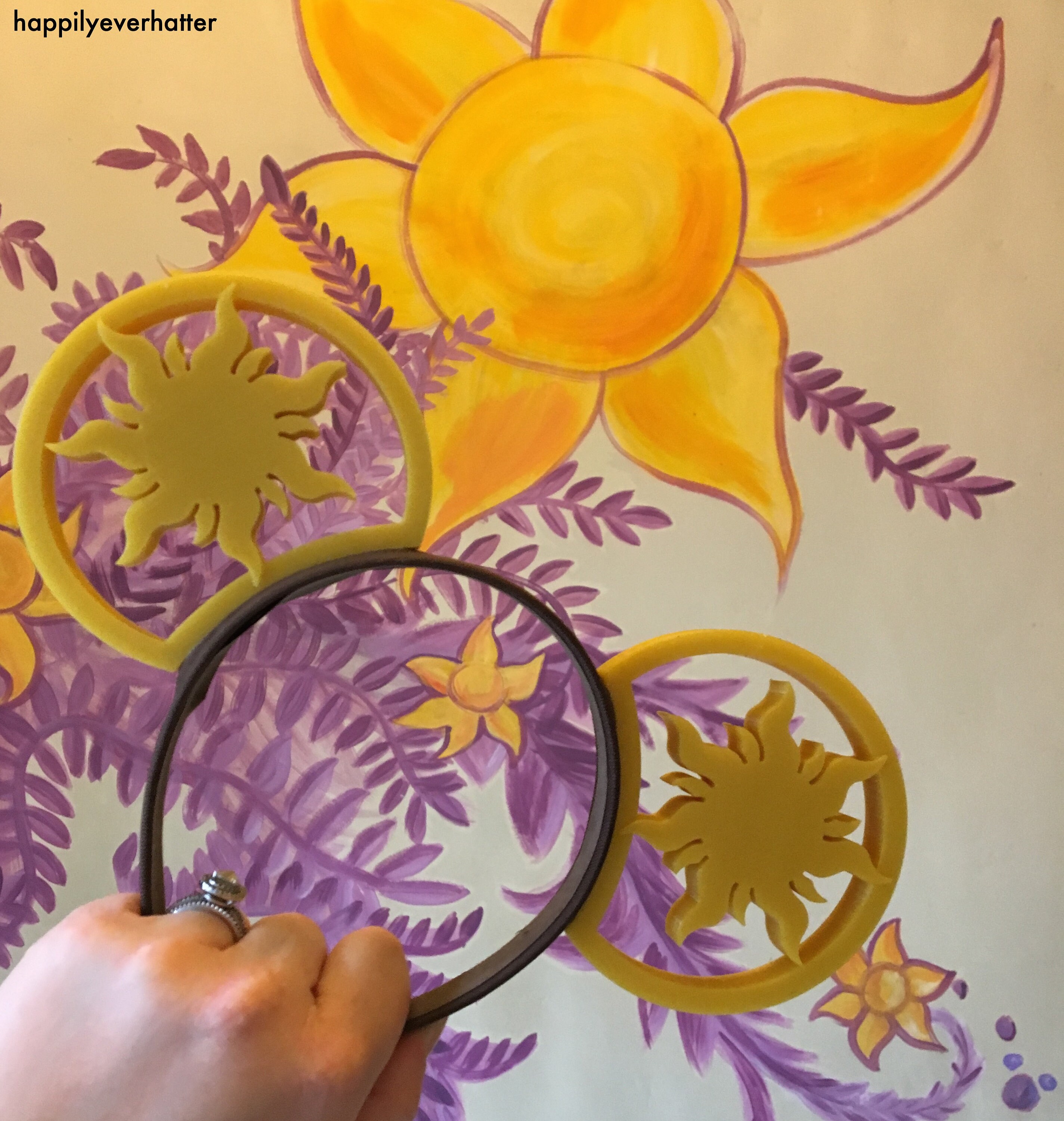 Rapunzel Tangled Sun 3D Printed Mickey Mouse Ears Illusionears | Etsy