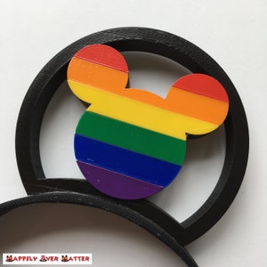 Rainbow Mickey Love 3D Printed Gay Pride LGBTQ Mickey Mouse Ears ...