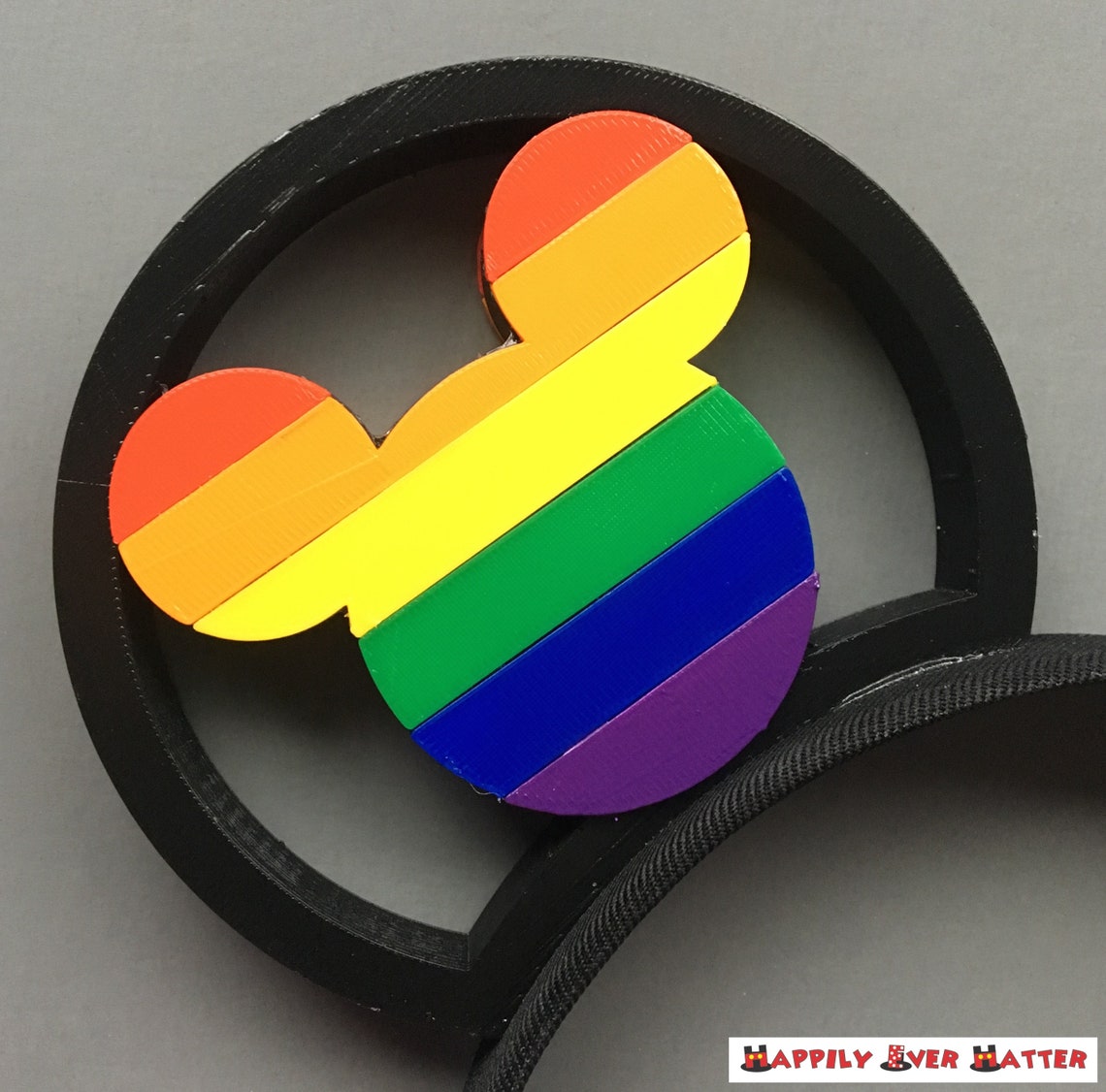 Rainbow Mickey 3D Printed Gay Pride LGBTQ Mickey Mouse Ears | Etsy