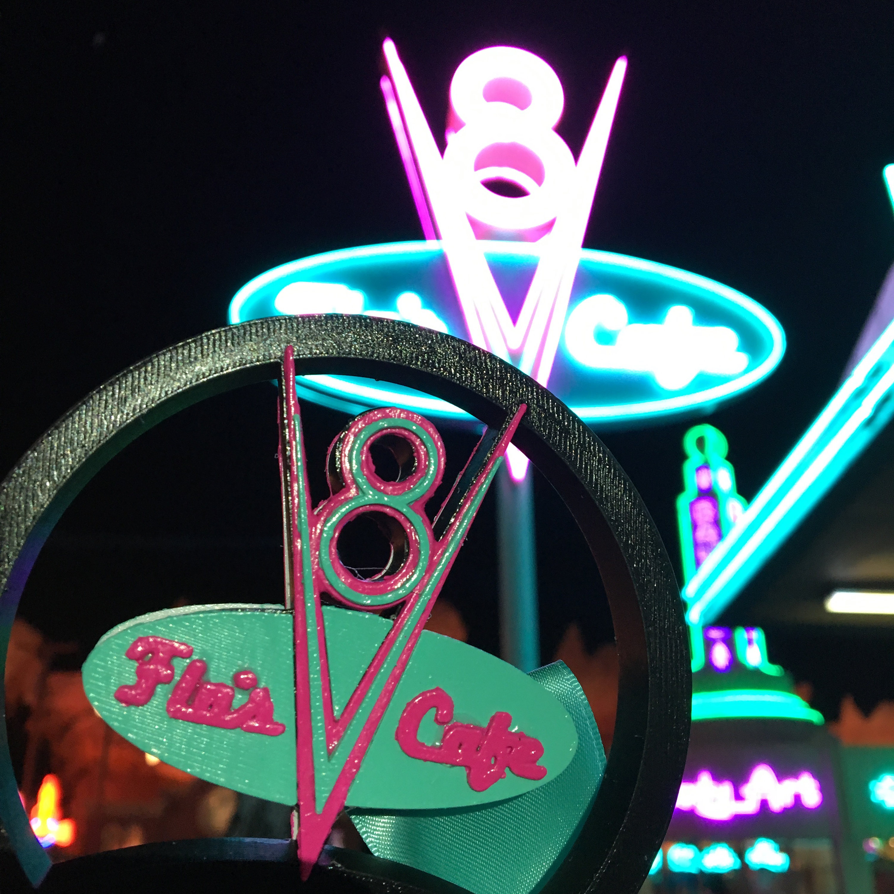 Flo's V-8 Cafe 3D Printed Mickey Mouse Ears Illusionears Headband - Etsy