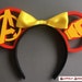 Avengers Iron Man 3D Printed Mickey Mouse Ears Illusionears Headband - Etsy