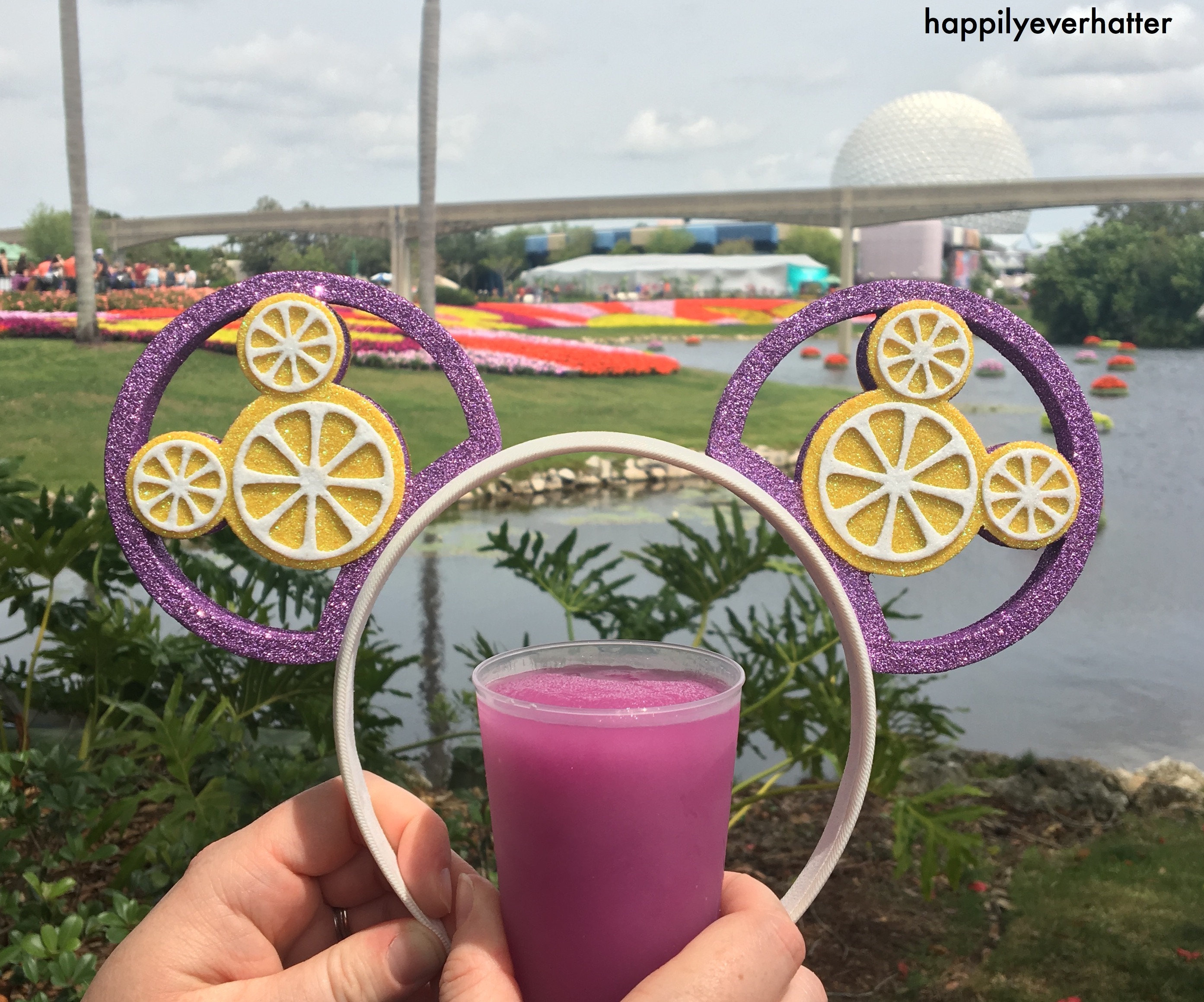 Mickey Violet Lemonade Epcot Flower and Garden Festival 3D | Etsy