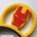 Avengers Iron Man 3D Printed Mickey Mouse Ears Illusionears Headband - Etsy