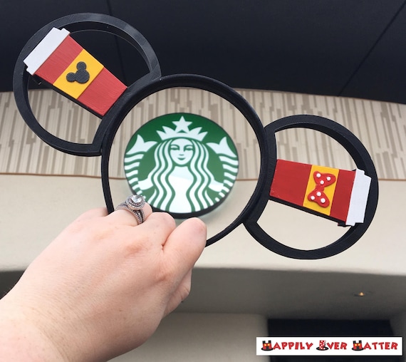 Mickey & Minnie Coffee Cup 3D Printed Mouse Ears Illusionears | Etsy