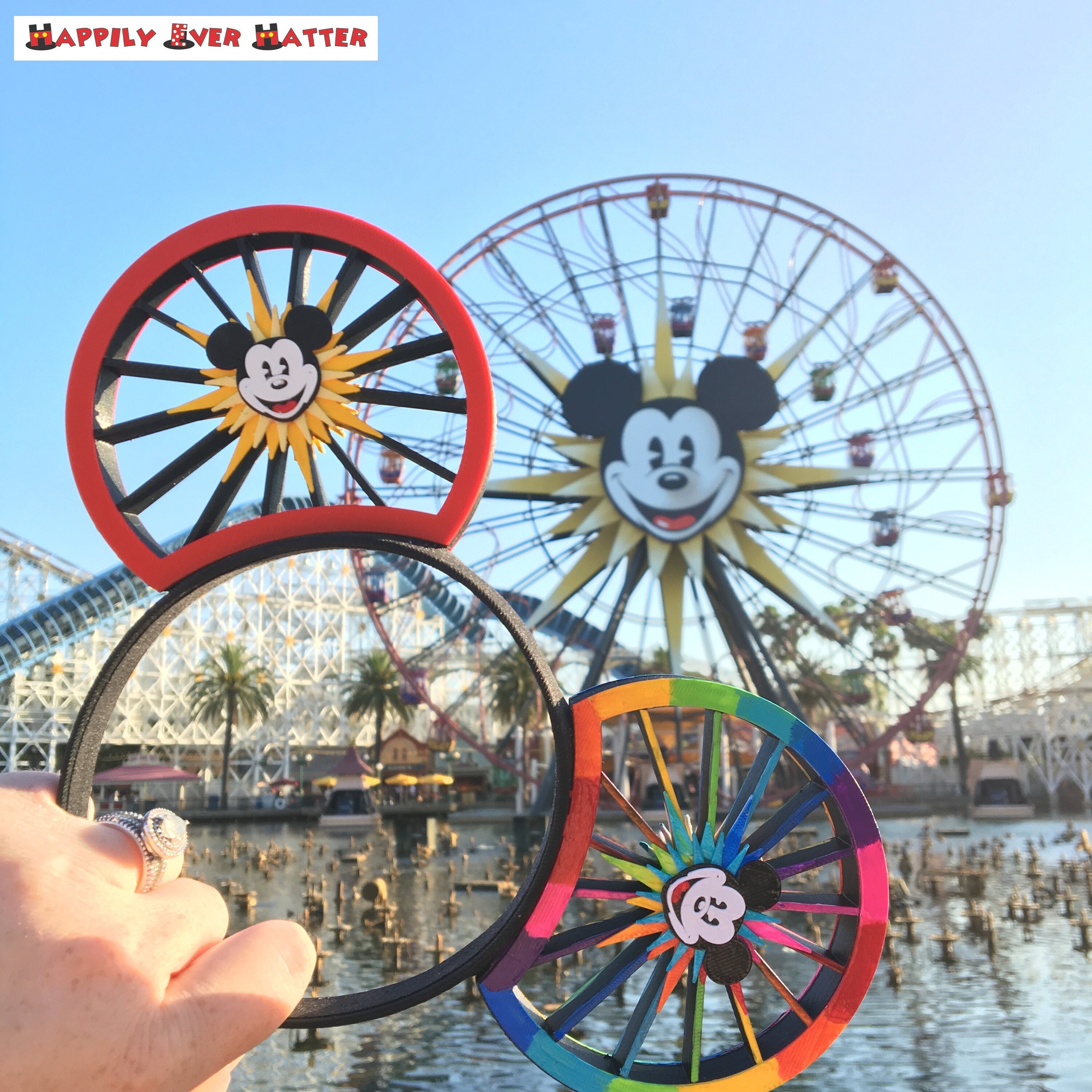 Mickey's Fun Wheel 3D Printed Mickey Mouse Ears - Etsy Singapore