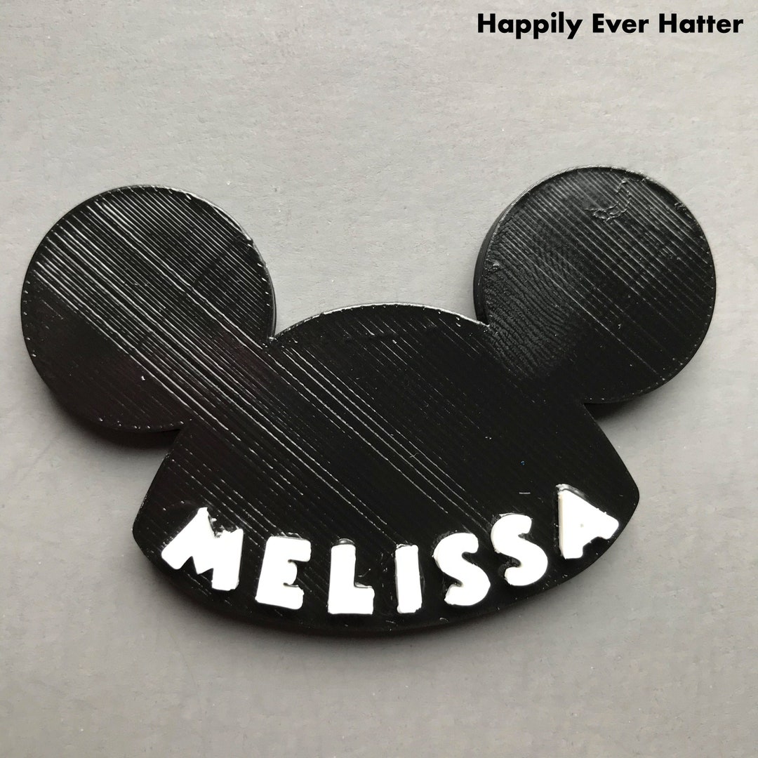 Personalized Mickey Mouse Club Mouseketeer Ear Hat 3D Printed - Etsy