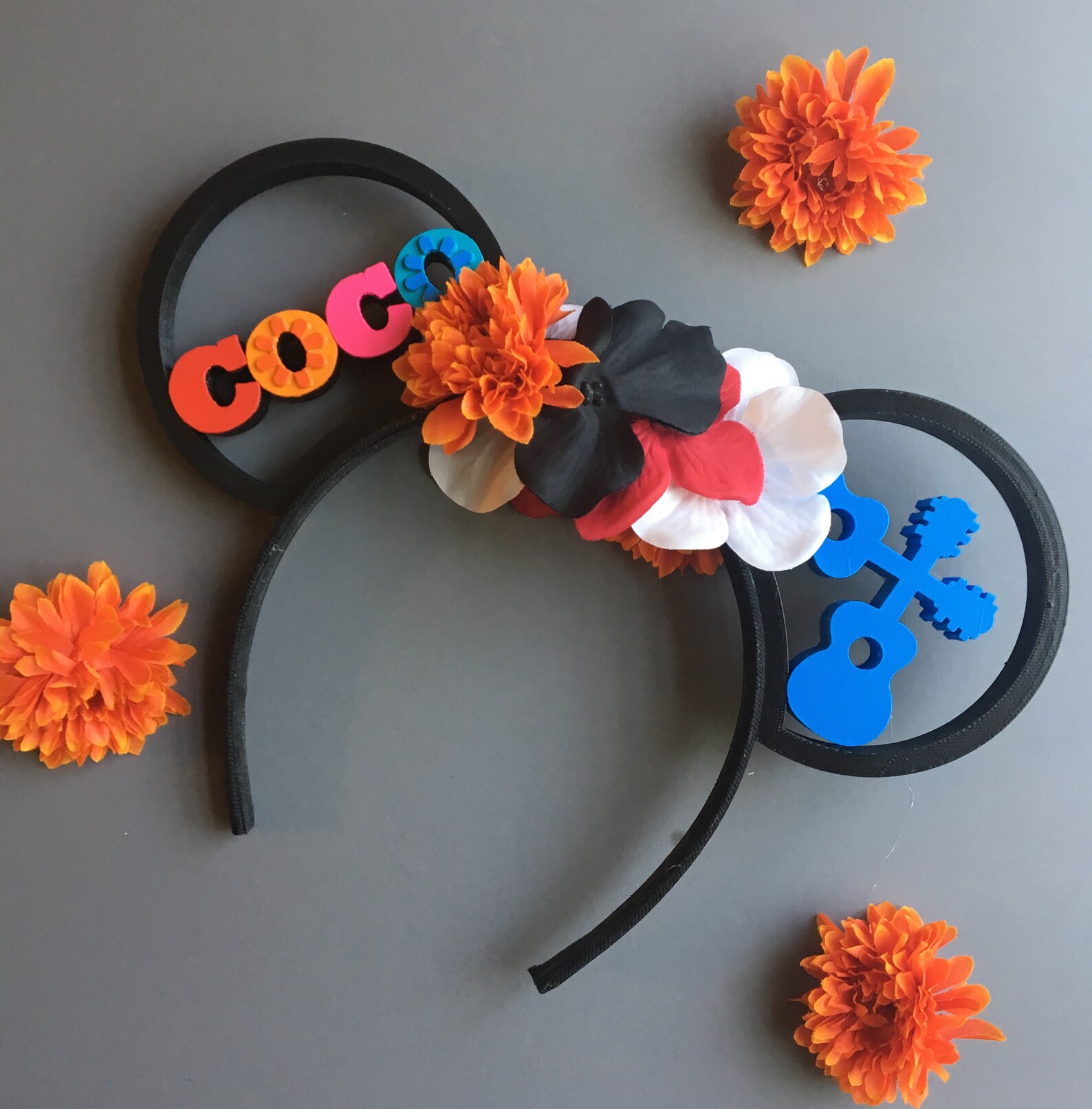 Coco Pixar 3D Printed Mickey Mouse Ears Illusionears Headband - Etsy