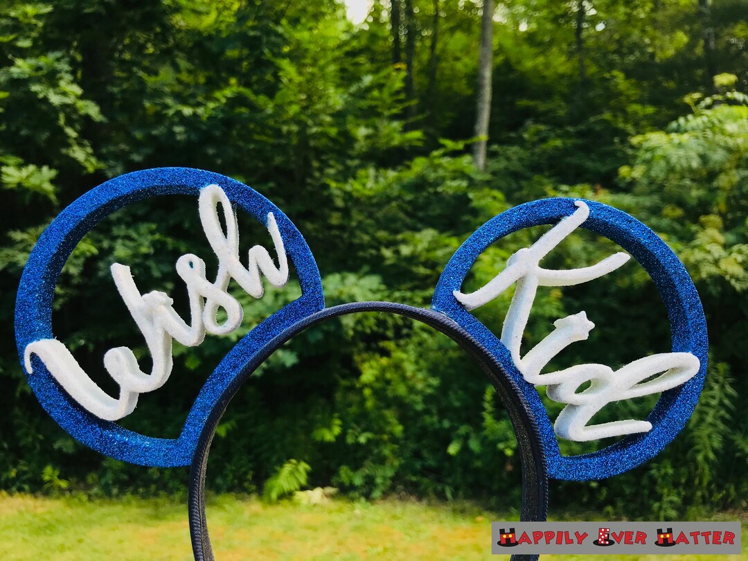 Glittered Wish Kid Ears 3D Printed Glitter Mickey Mouse Ears ...