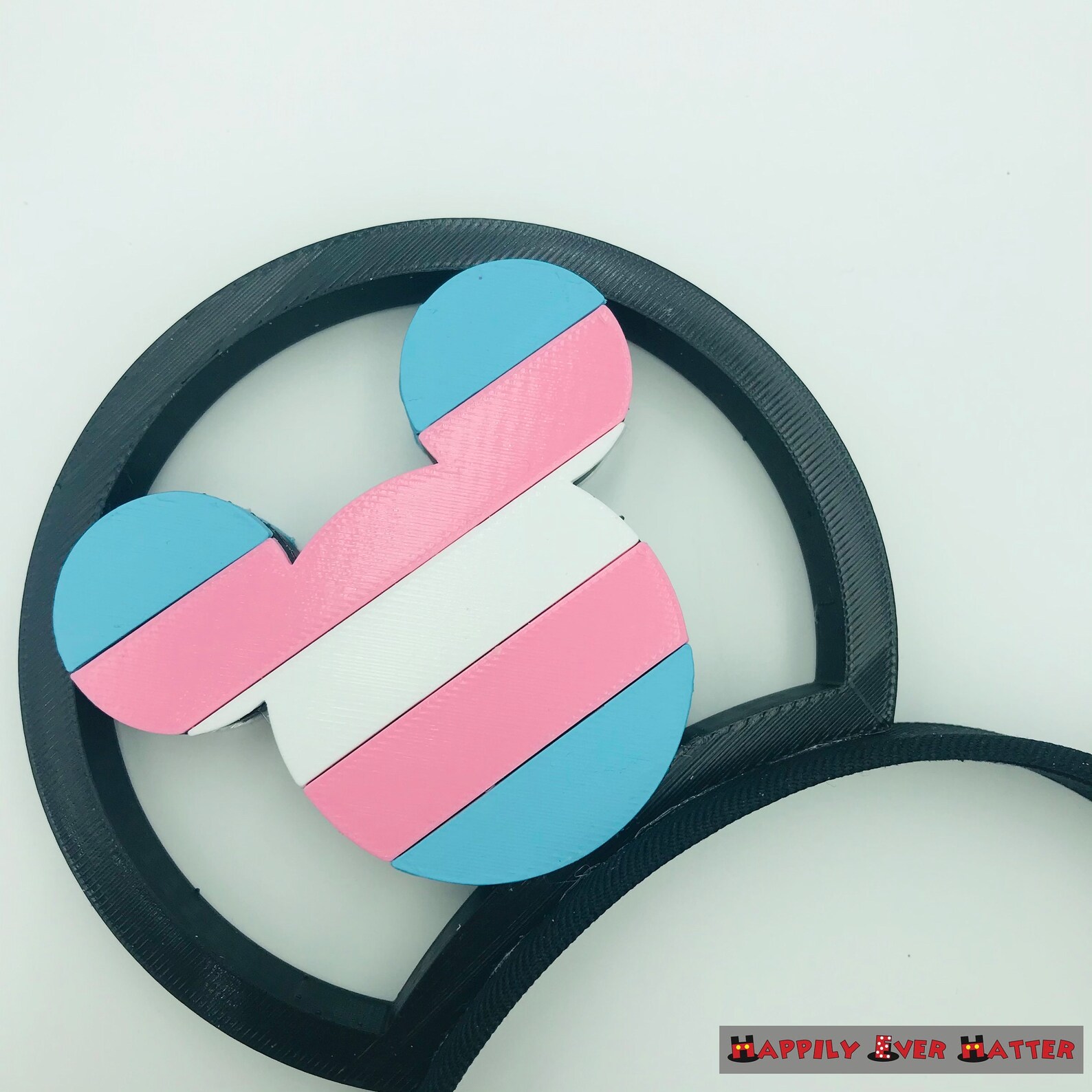 Transgender Pride Flag Mickey 3D Printed LGBTQIA Mickey Mouse | Etsy