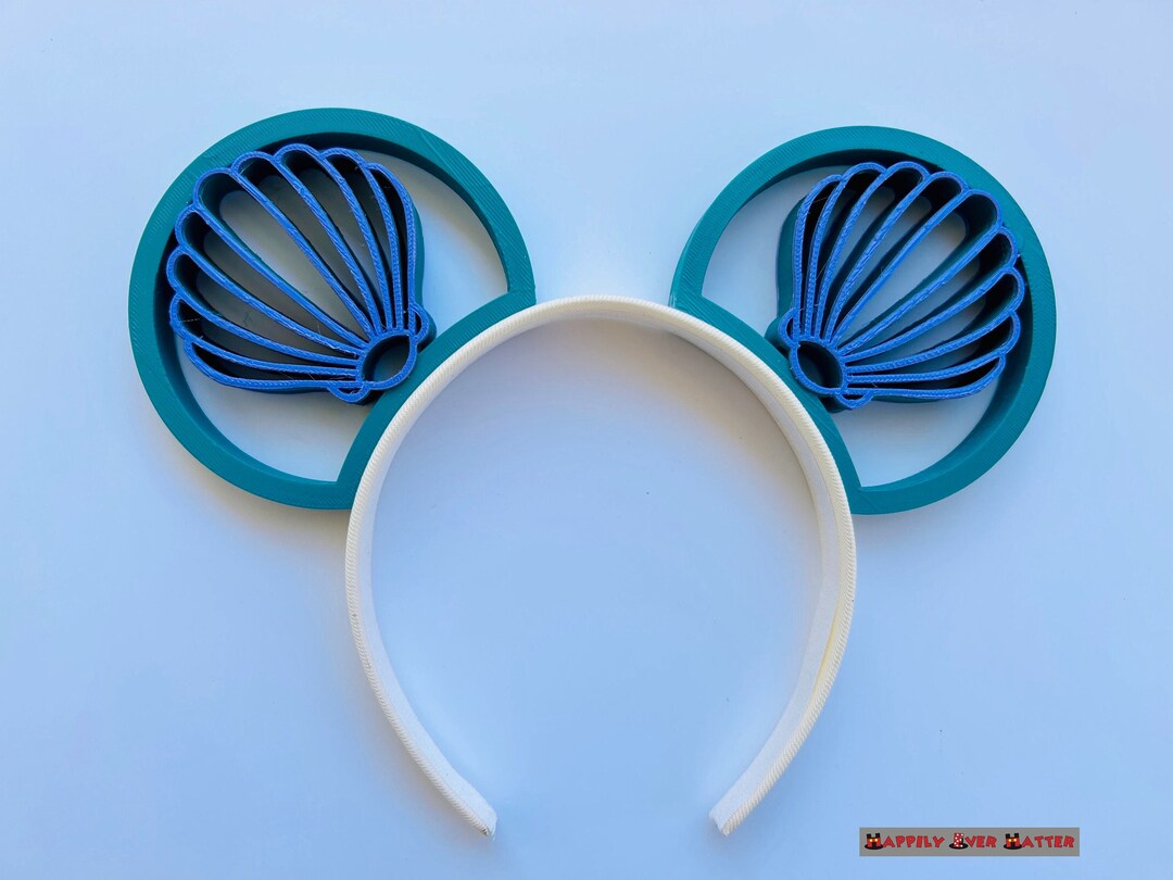 Mermaid Shells Ariel Little Mermaid 3D Printed Mickey Mouse Ears ...