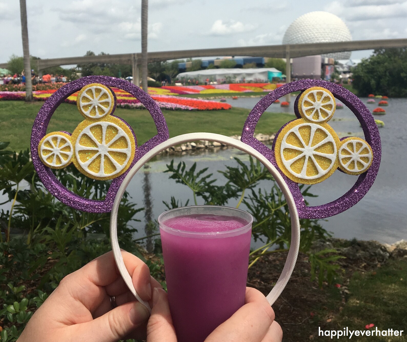 Mickey Violet Lemonade Epcot Flower and Garden Festival 3D | Etsy