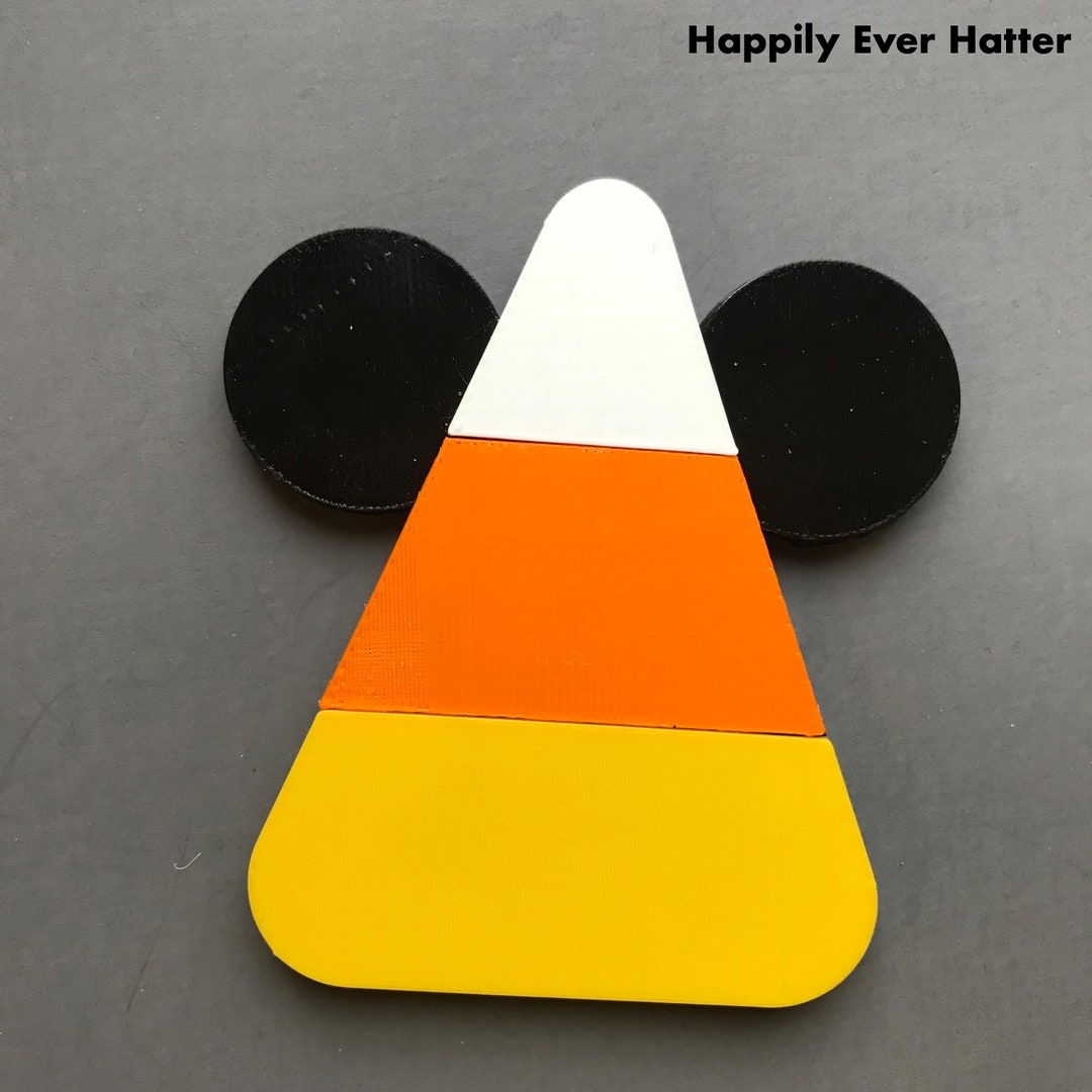 Mickey Mouse Candy Corn Halloween Party Mujeres y niñas Hair Clip ...