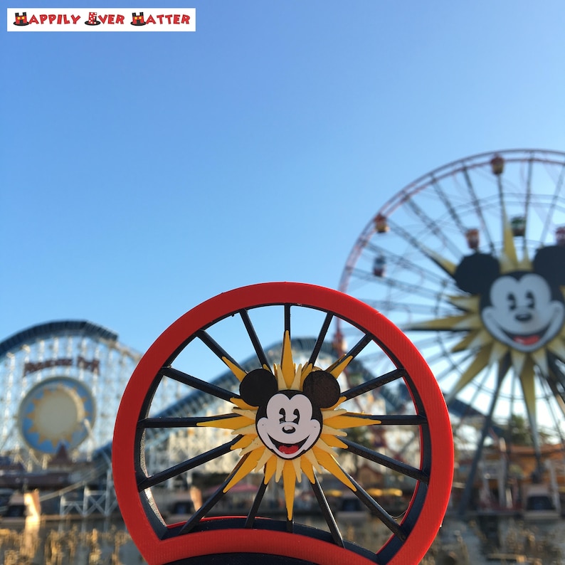Mickey's Fun Wheel 3D Printed Mickey Mouse Ears - Etsy