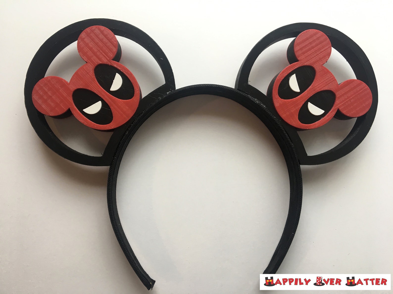 Deadpool 3D Printed Mickey Mouse Ears Illusionears Headband - Etsy